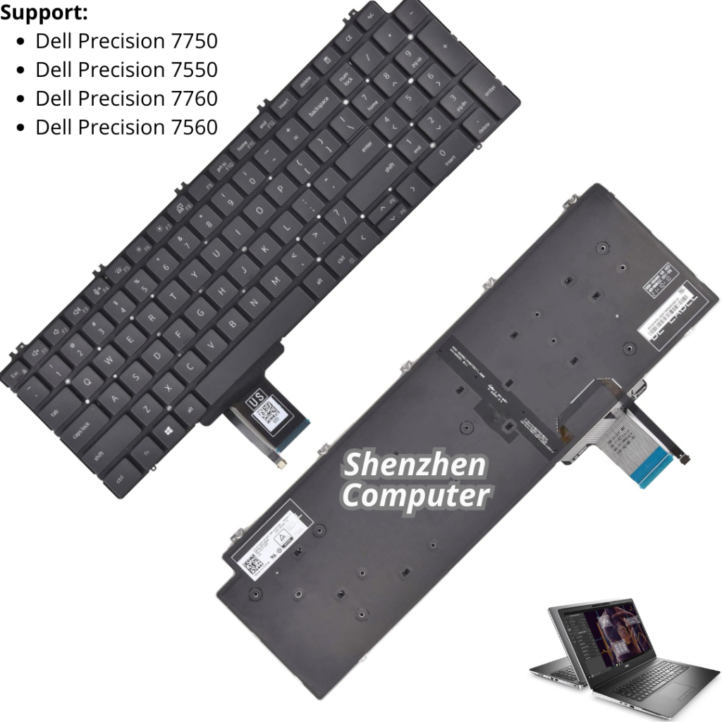 Jual Keyboard Dell Precision 7750 7550 7760 7560 new high quality ...