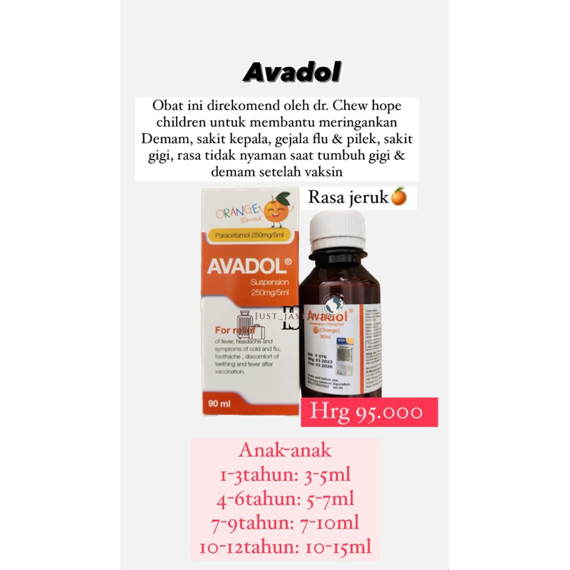 Jual Avadol (PO PENANG) | Shopee Indonesia