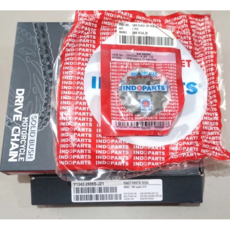 Jual GEAR SET JUPITER Z1 INJECTION INDOPART GIR SET JUPITER Z1 ...