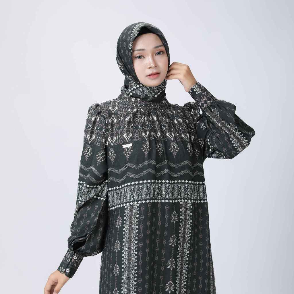 Jual ALLORA Luna Dress Set (Free Tote Bag) Gamis Lebaran Wanita ...