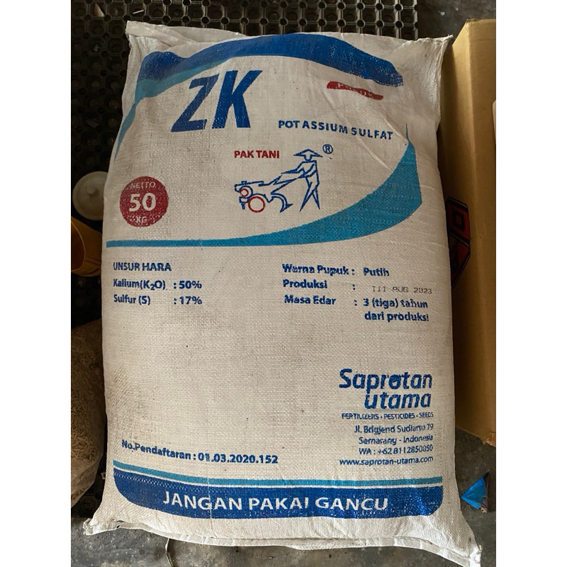 Jual PUPUK ZK PAK TANI 50KG | Shopee Indonesia