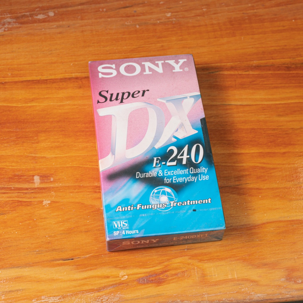 Jual Kaset VHS Sony Super DX E-240 - Handycam Cassette Tape | Shopee Indonesia