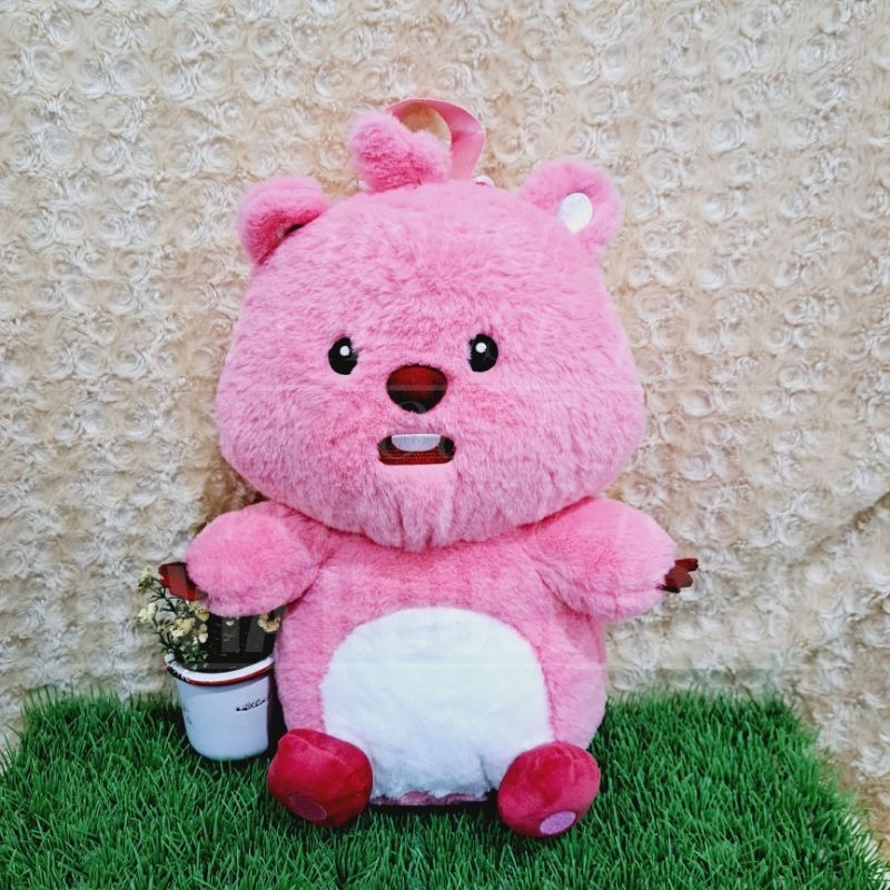 Jual Boneka Loopy Pink M Tas Boneka Loopy M Tas Gendong Anak Loopy M ...
