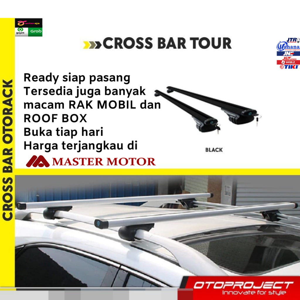 Jual Crossbar OTORACK TOUR Kunci Jepit RoofRail Wuling Confero Almaz ...