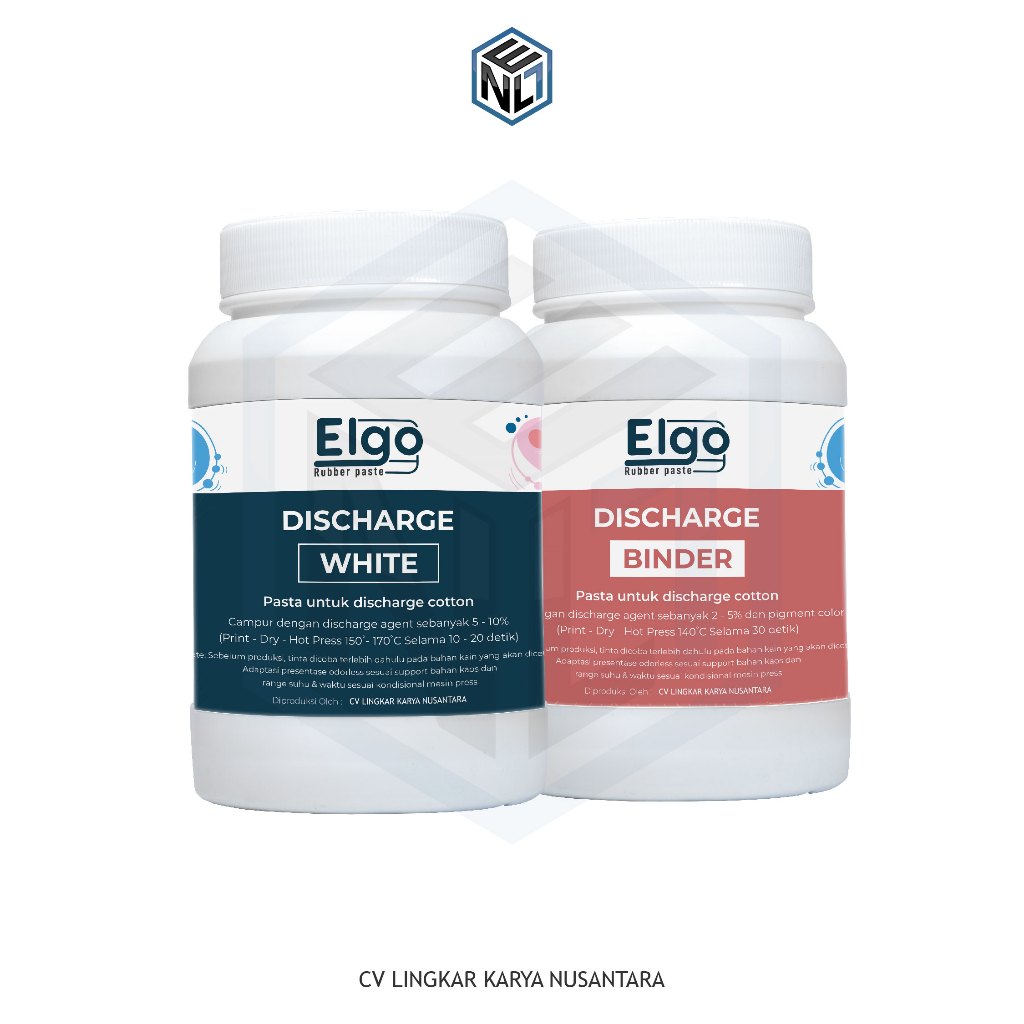 Jual Tinta Sablon Rubber Elgo Discharge White | Warna | Shopee Indonesia