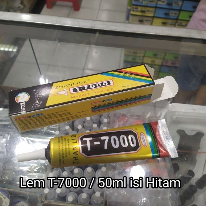 Jual Lem T-7000 / 50ml isi hitam Lem Lcd Tauchsreen Lem Cessing hausing ...