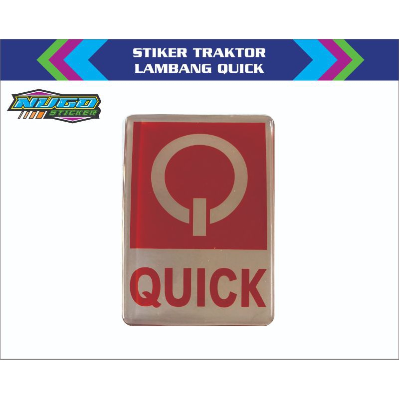 Jual stiker lambang QUICK, G 1000 BOXER dll | Shopee Indonesia