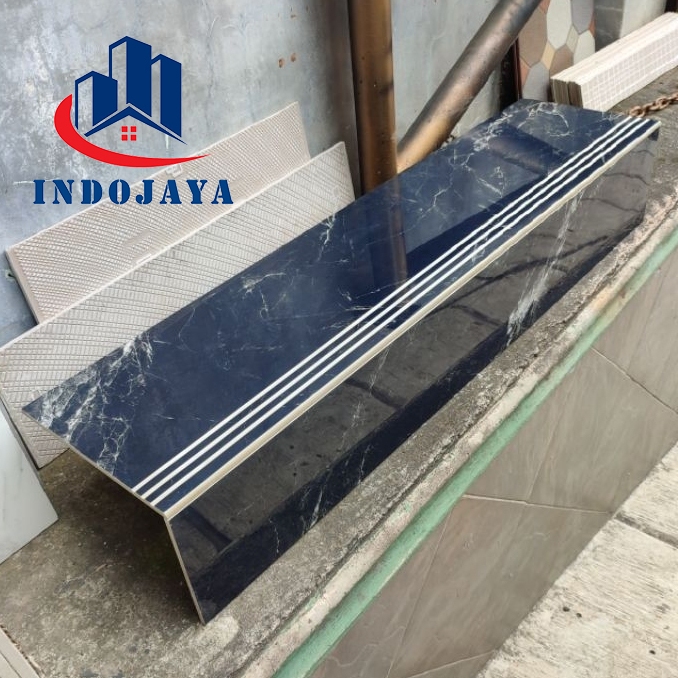 Jual granit tangga 30x80 30x90 30x100 30x120 keramik stepnosing custom ...
