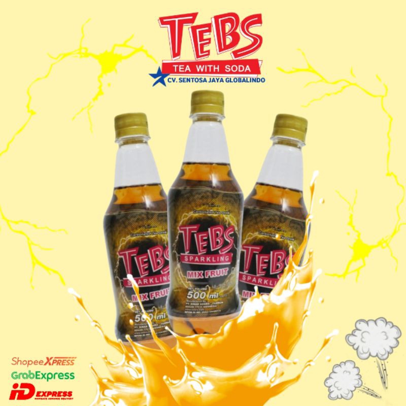 Jual Tebs Tea With Soda 500ML | Shopee Indonesia