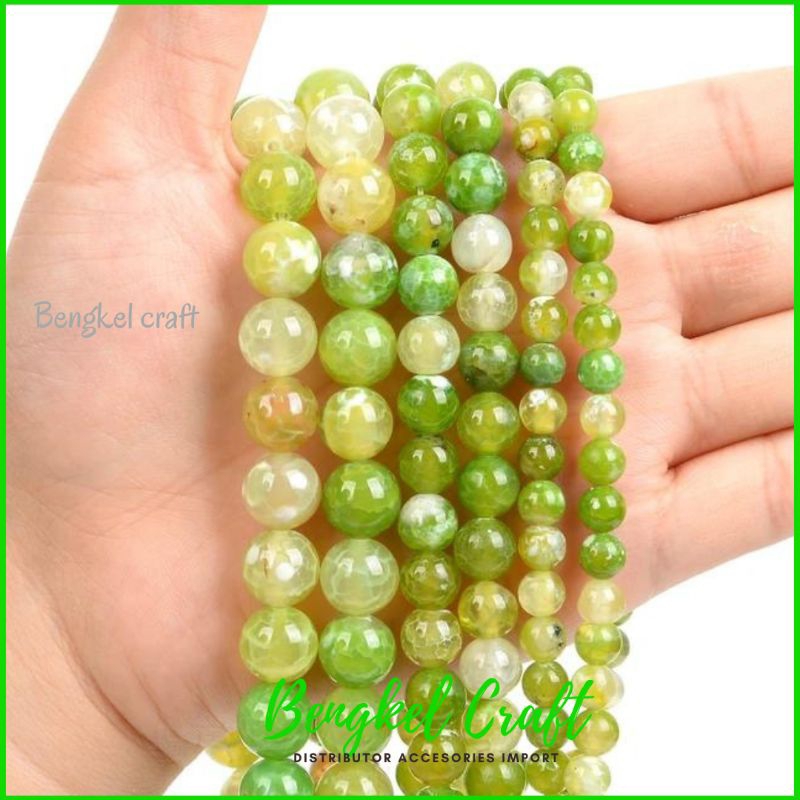 Jual Manik Batu Green Jade giok Bunga Hijau Alami | Shopee Indonesia