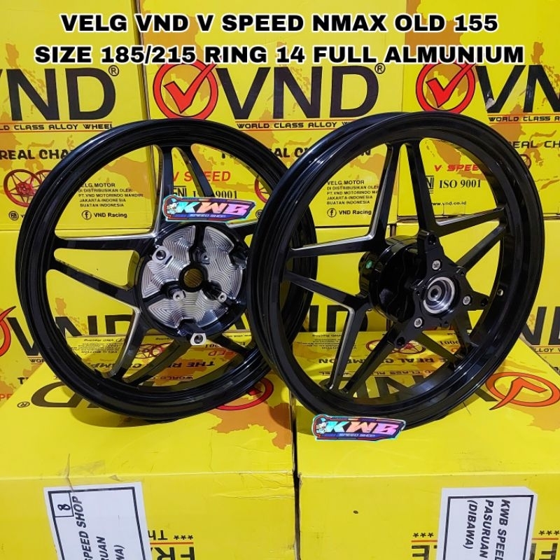 Jual Velg VND V Speed yamaha nmax old 155 ukuran 185/215 Ring 14 model ...
