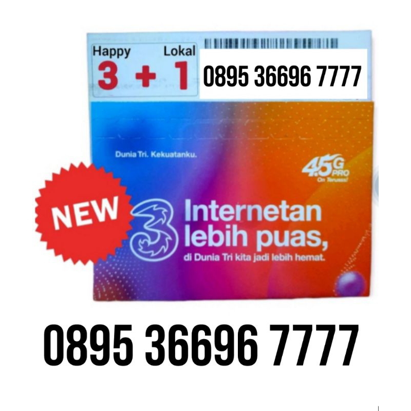 Jual Perdana super cantik three ekor 7777 | Shopee Indonesia