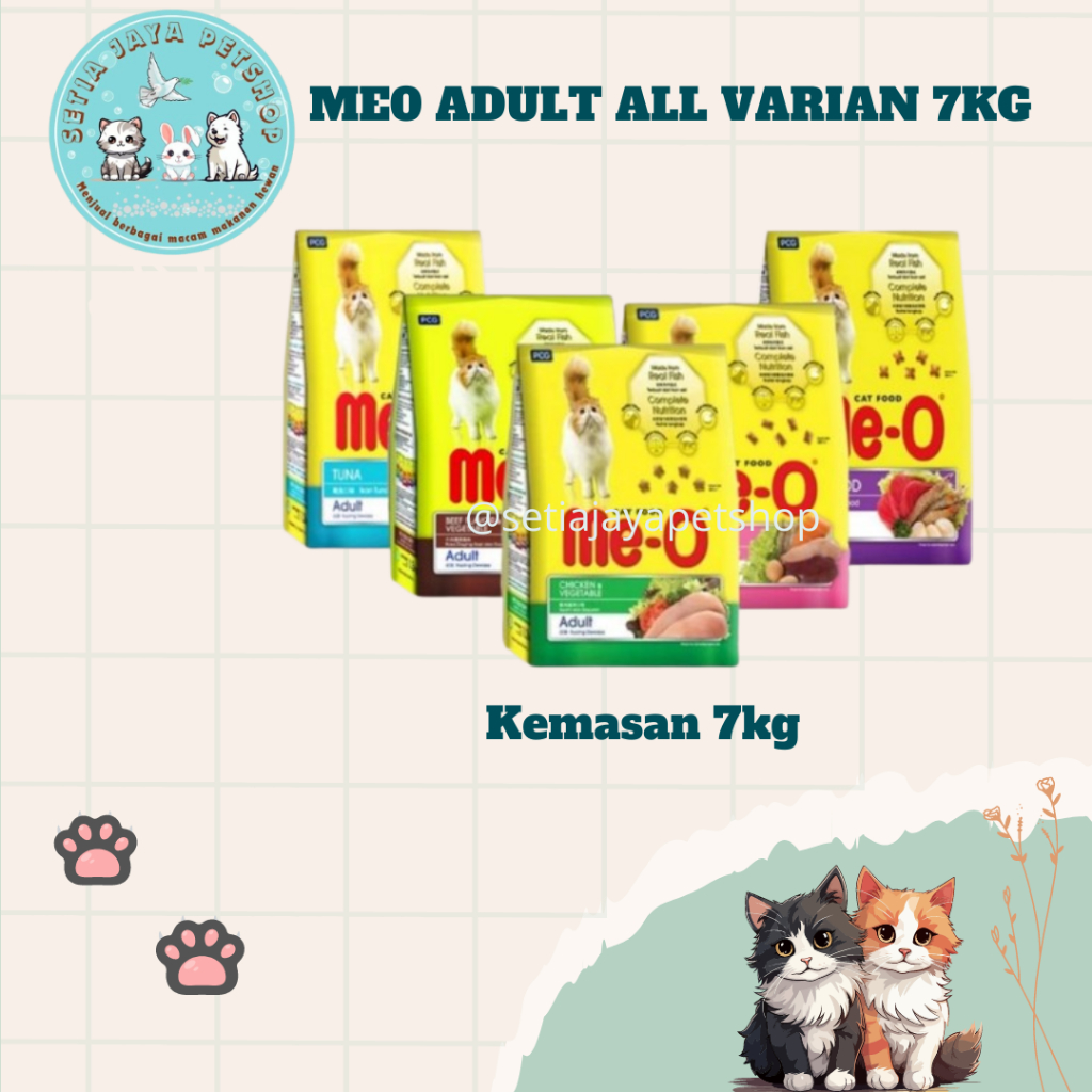 Jual Makanan Kucing - Meo Adult All Varian 7kg (instan) | Shopee Indonesia