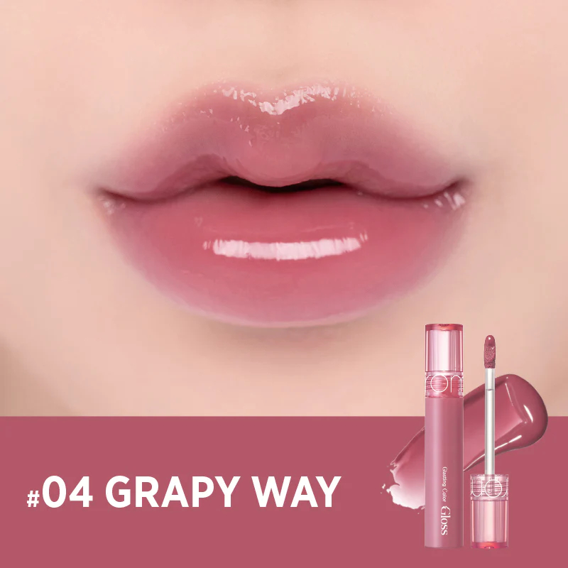 Jual ROMAND Glasting Color Lip Gloss / Moisturizing Mirror Lip Gloss | Shopee Indonesia