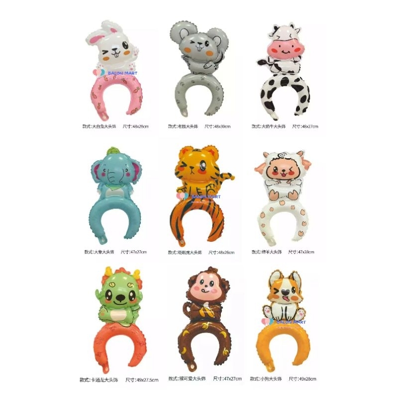 Jual Balon Foil Bando Jumbo Animal | Shopee Indonesia