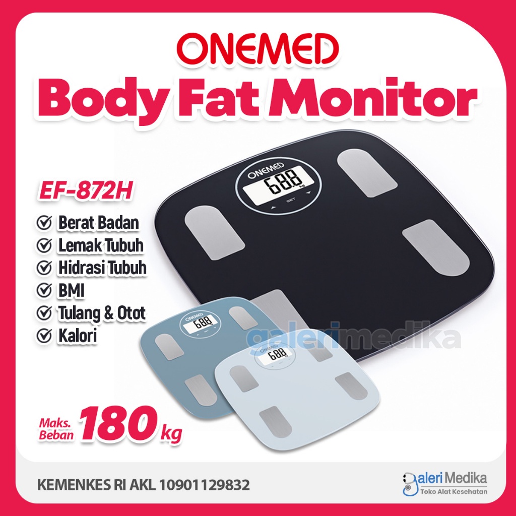 Jual Timbangan Digital Onemed EF-872H Body Fat Monitor / Timbangan ...
