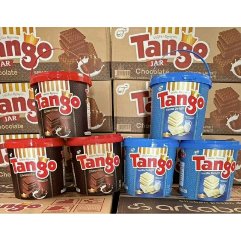 Jual Wafer Tanggo Jar Coklat / Waffle Jar 1 dus isi 6 Lebaran | Shopee ...