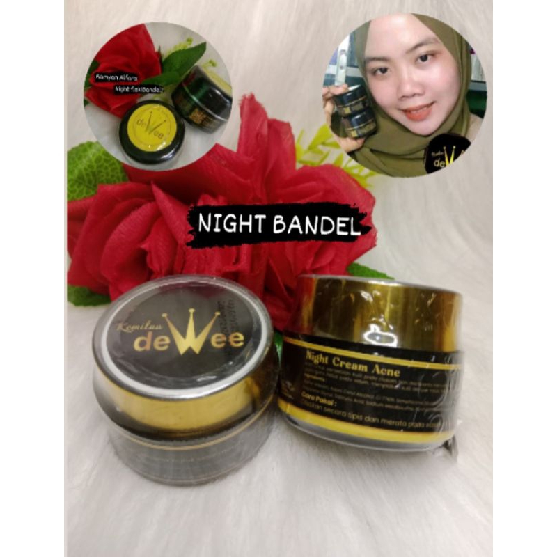 Jual STOK REDY.! NIGHT BANDEL KEMILOU DEWEE (flek/acne) | Shopee Indonesia
