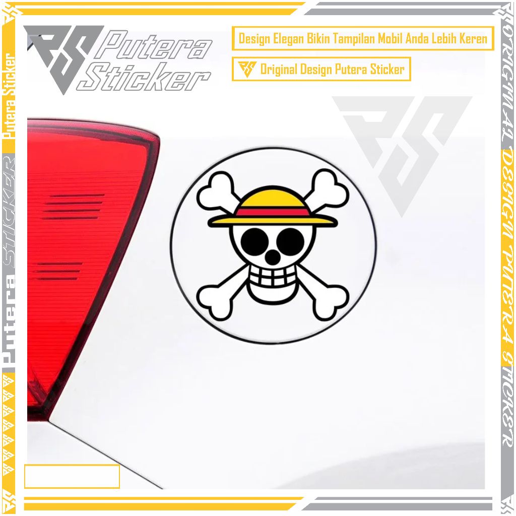Jual sticker stiker one piece cutting stiker one piece stiker tangki ...