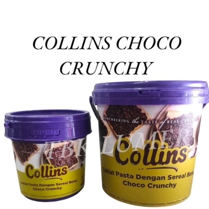 Jual COLLINS COKLAT CRUNCHY 350gr dan 1kg | Shopee Indonesia