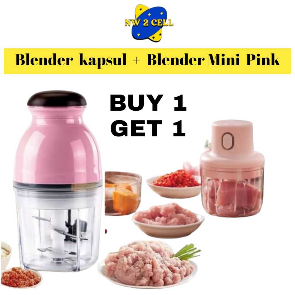Jual Beli 1 Gratis 1 Blender Kapsul Ukuran Besar Fre Blender Mini Usb ...