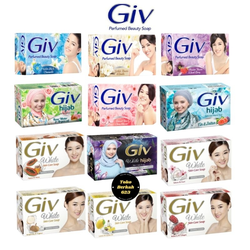 Jual Giv BIRU Sabun Mandi Batang Saffron & Niacinamide 72 gr | Shopee ...