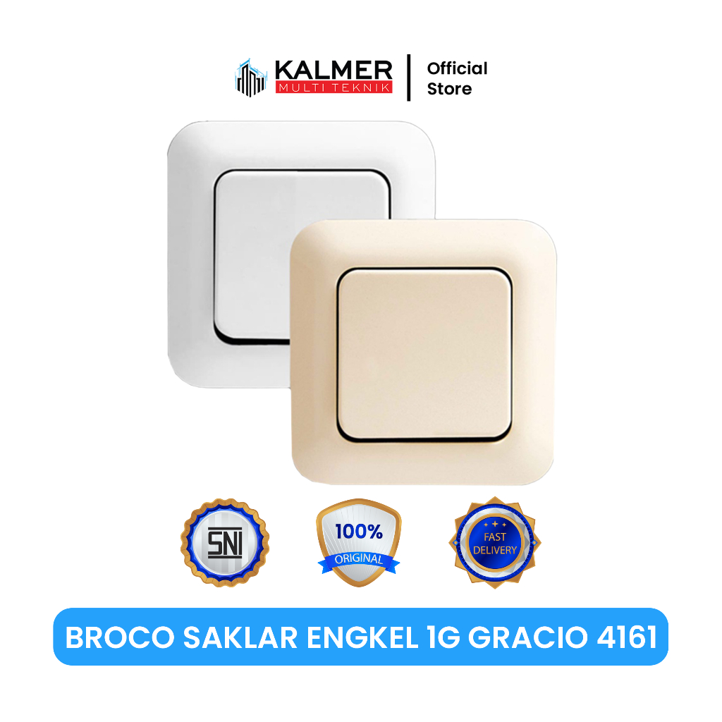 Jual Broco Saklar Engkel 1G Gracio 4161 / SAKLAR BROCO GRACIO INBOW ...