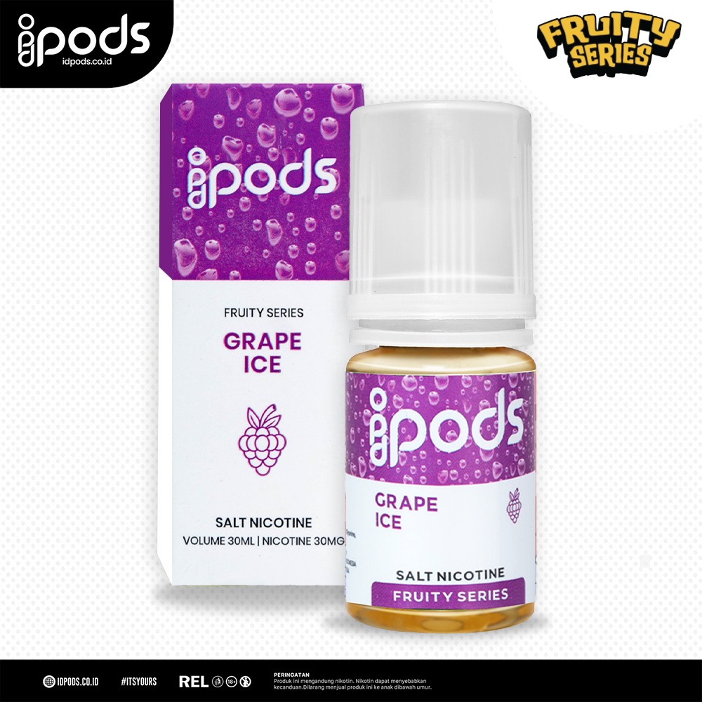 Jual idPods Saltnic Liquid - Grape Ice (30ML) | Shopee Indonesia