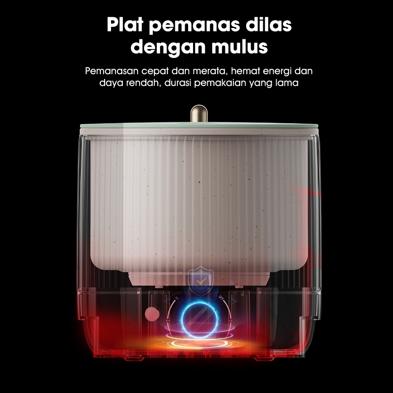 Jual SAMONO Panci Listrik Keramik Serbaguna Mini Slow Cooker Garansi ...