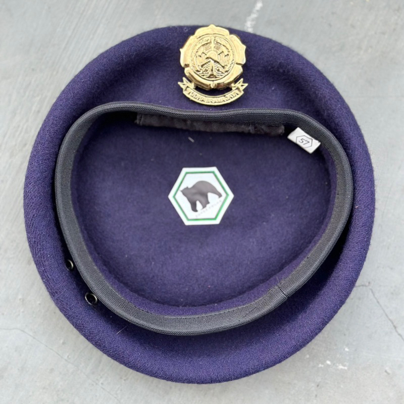 Jual TOPI BARET BIRU NAVY PEMADAM KEBAKARAN DAMKAR + emblem Super Polar ...