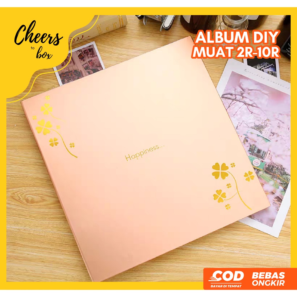 Jual BUKU ALBUM DIY / Tempat Foto Ukuran 2R 3R 4R 5R 6R 8R 10R / Buku Album Foto Model Tempel ...