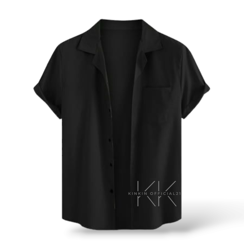 Jual KEMEJA PRIA HAWAI POLOS VINTAGE KEMEJA PIYAMA LENGAN PENDEK WARNA ...