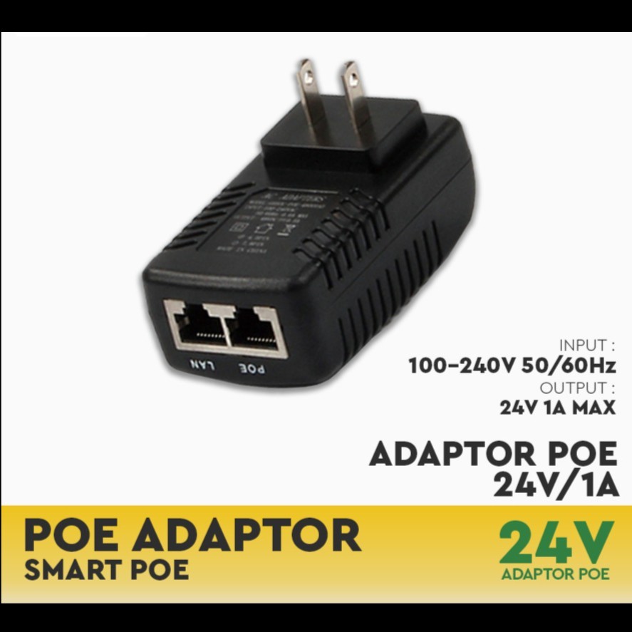 Jual POE ADAPTOR 24V / 1A | Shopee Indonesia