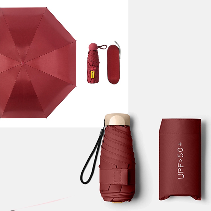 Jual J822 Payung Kapsul UPF 50+ / Payung Mini Kapsul / Mini Umbrella ...