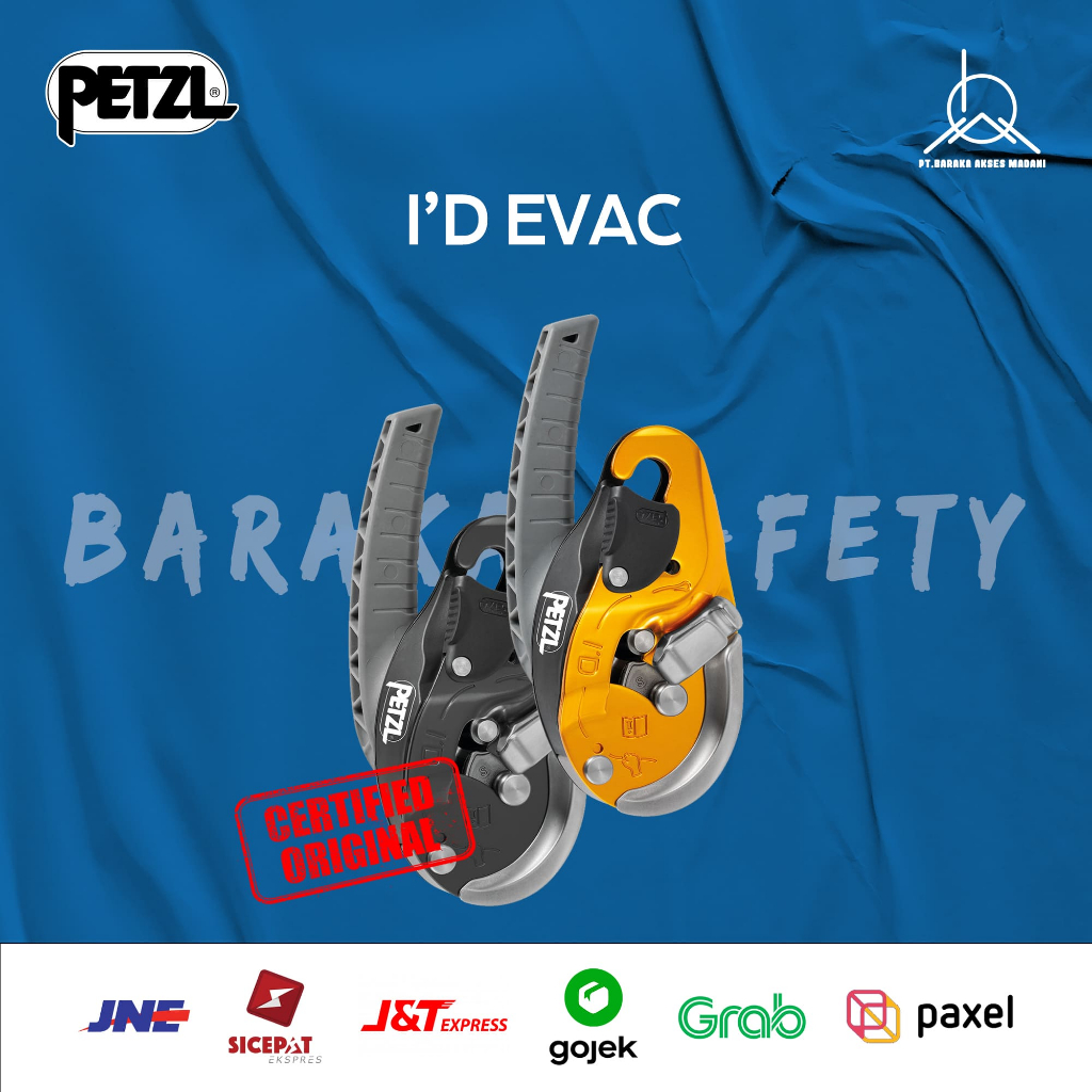 Jual PETZL ID EVAC Self-Braking Descender with Anti-Panic Function for ...
