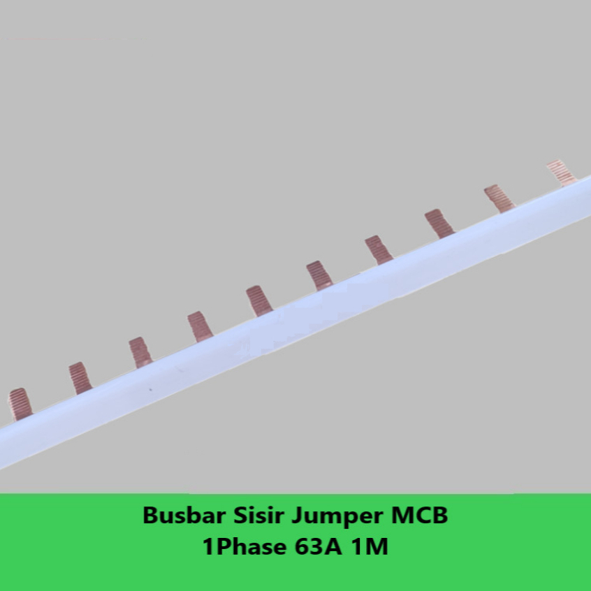 Jual Busbar Sisir Jumper MCB 1 Phase 1P 63A 1M Iterno | Shopee Indonesia