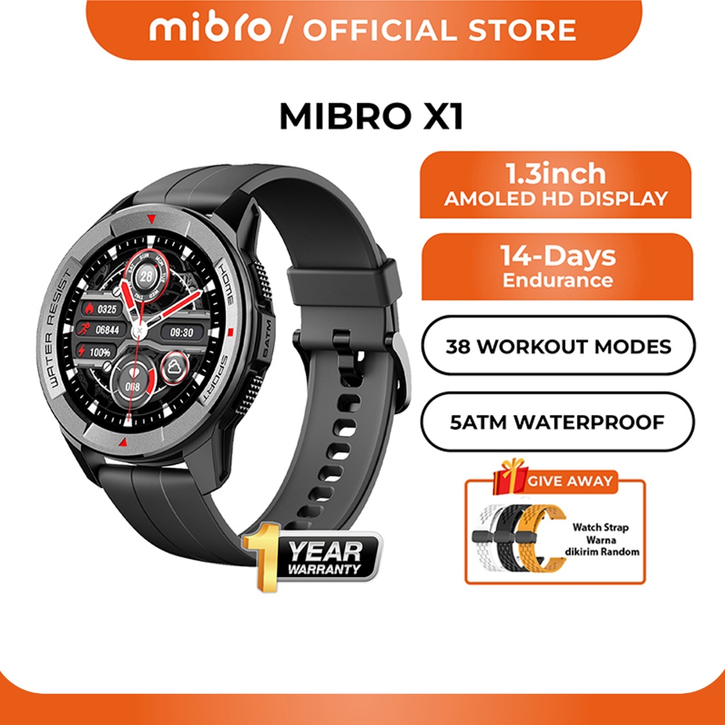 Jual Mibro Official X1 Fashion Smartwatch Jam Tangan Pintar Amoled ...