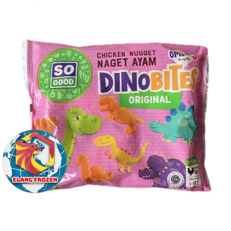 Jual So Good Chicken Nugget Dinobites Original 400gr | Shopee Indonesia