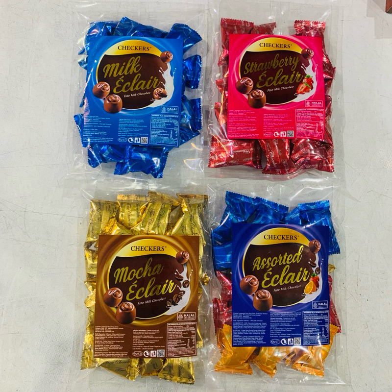 Jual Checkers assorted eclair 200gr coklat premium oleh oleh umroh fine ...