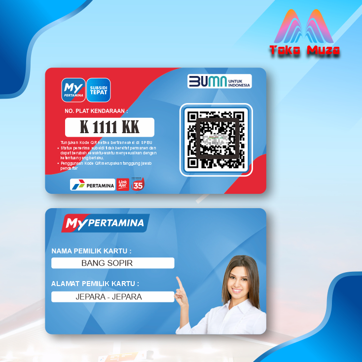 Jual CETAK KARTU ID CARD BBM SUBSIDI CUSTOM | Shopee Indonesia