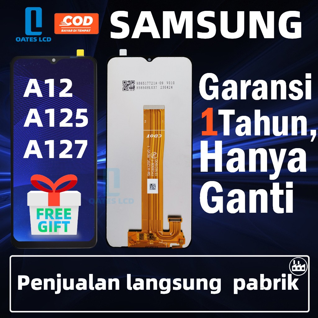 Jual LCD SAMSUNG A12/M12/A02/A125/A125F/A125U1/A125N/A022/A022F/A127F/M02/M022/M127F UNIVERSAL ...