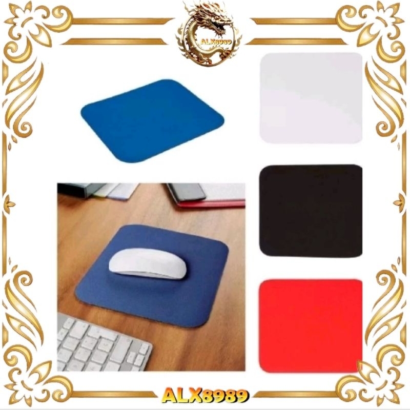 Jual MOUSEPAD POLOS 18 X 22 X 0.2 CM ALAS MOUSE PAD KANTOR / GAMING ...