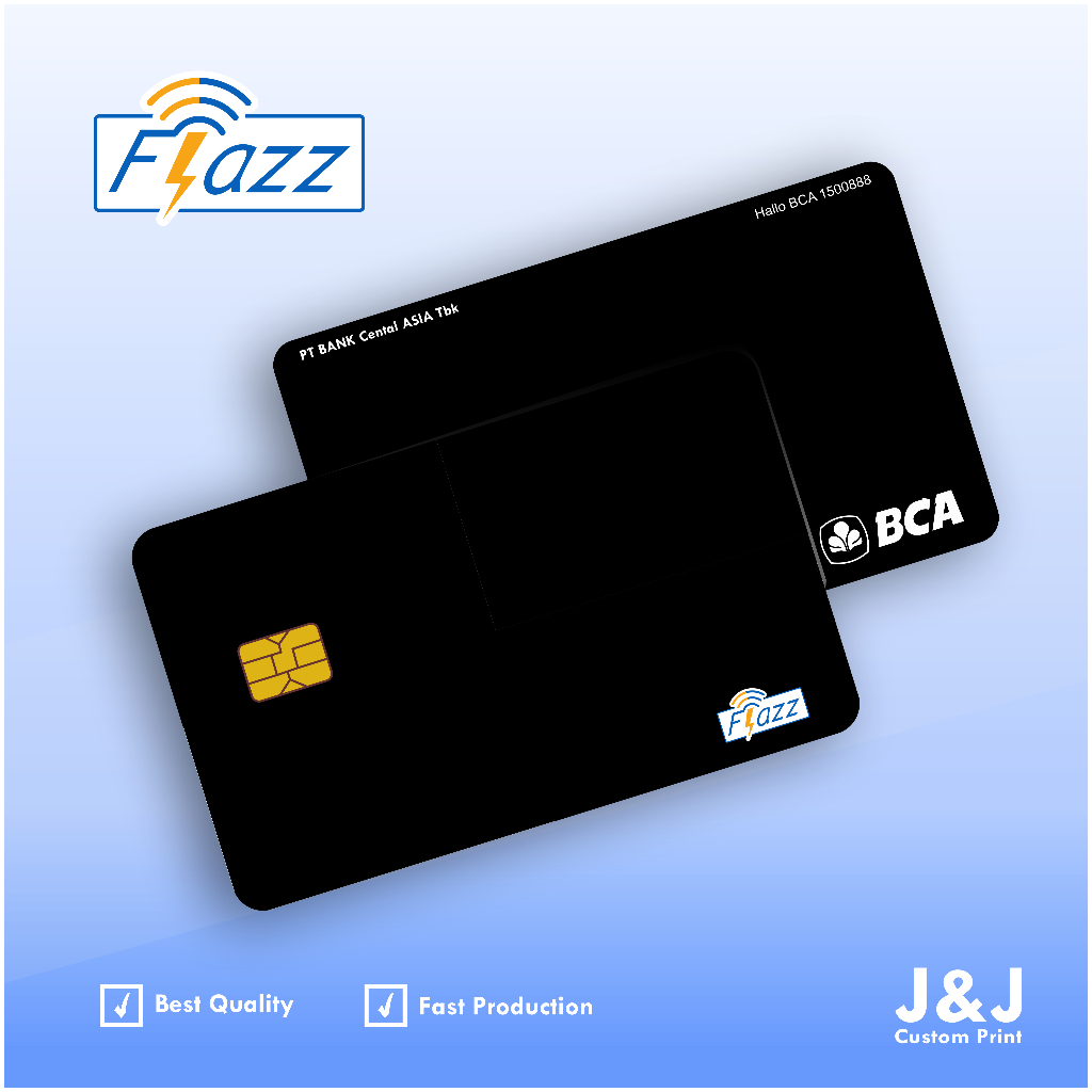 Jual FLAZZ BCA Gen2 Cetak Custom 2Sisi (Depan Belakang) | Shopee Indonesia