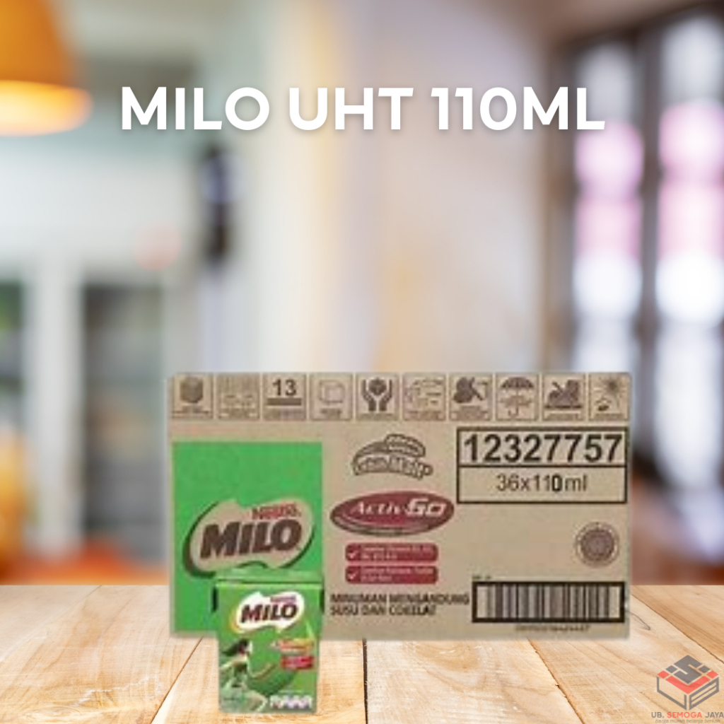 Jual MILO SUSU ACTIV GO UHT 110ml dan 180ml 1 Dus isi 36 Kotak | Shopee Indonesia