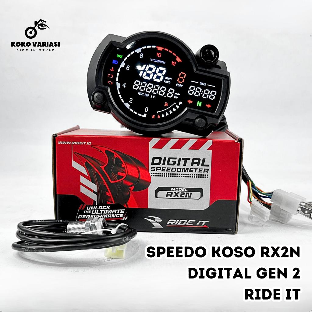 Jual Speedometer Spedo Spido Koso RX2 Import Digital Full Digital Ride ...