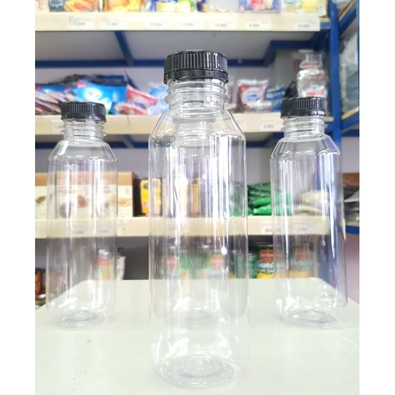 Jual Botol Kale 500Ml / Botol Minuman 500Ml + Tutup / Botol Plastik 500Ml | Shopee Indonesia