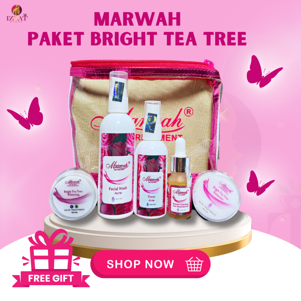 Jual Marwah Skincare Bright Teatree - Paket Untuk Kulit Wajah Normal ...