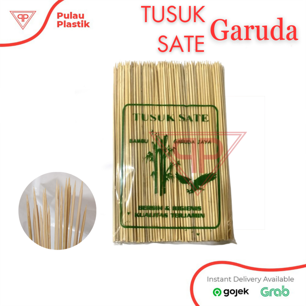 Jual Tusuk Sate Bambu 20 cm Merk Garuda | Shopee Indonesia