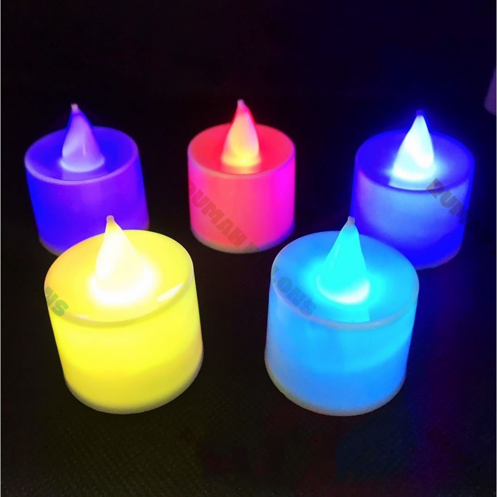 Jual Lampu Lilin Elektrik/ Lampu Hias LED Lilin Mini Portable/Electric ...