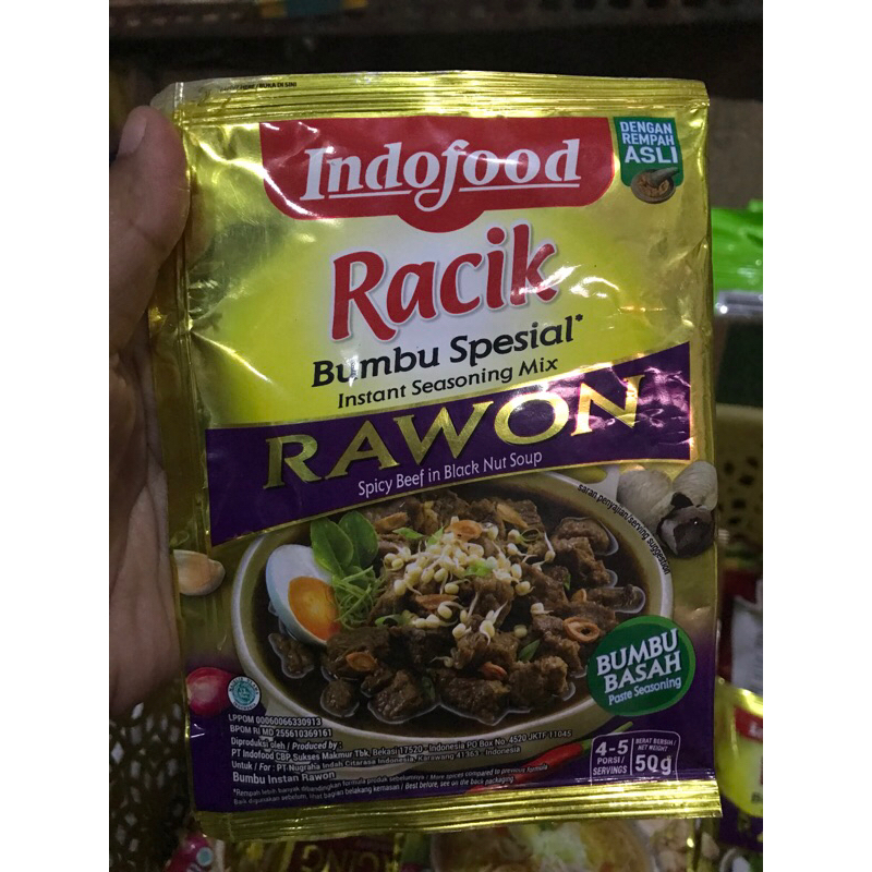 Jual RACIK BUMBU SPECIAL INDOFOOD KARE / RENDANG / GULAI / RAWON / GULE ...